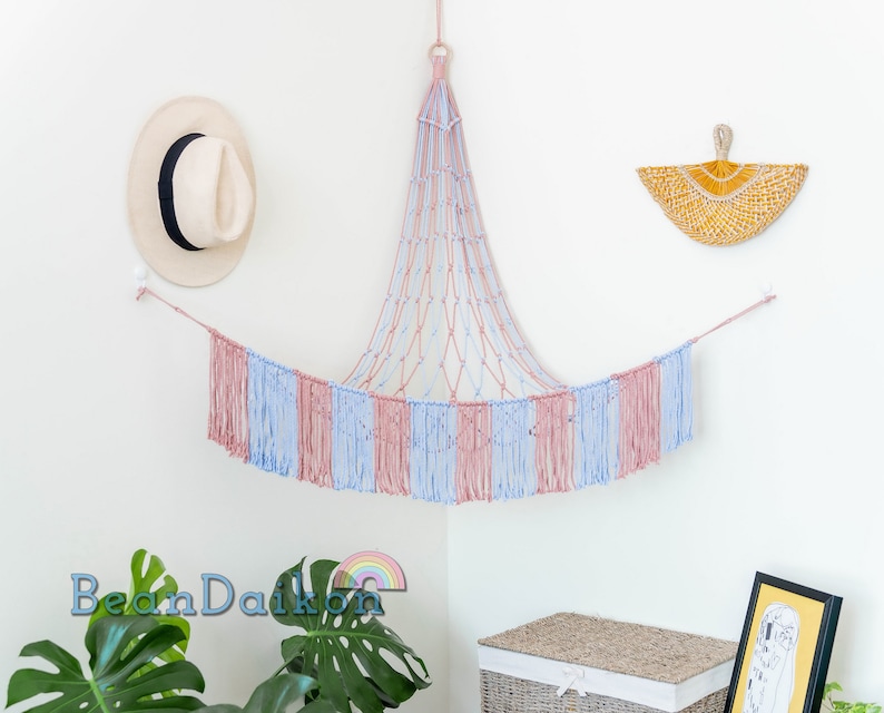 Fringe Corner Toy Hammock Stuff Animal Hammock Hang Toy - Etsy