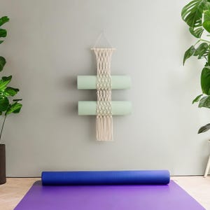 Yoga Mat Wall Holder, Pilates Mat Holder, Yoga Mat Wall Holder, Yoga ...