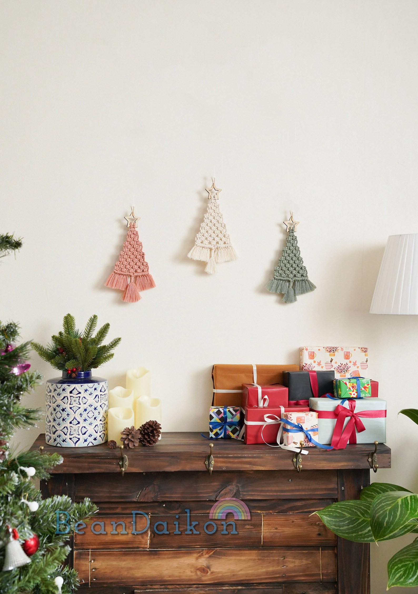 Macrame Pattern, DIY Christmas Tree, Easy Beginner Pattern, Christmas ...