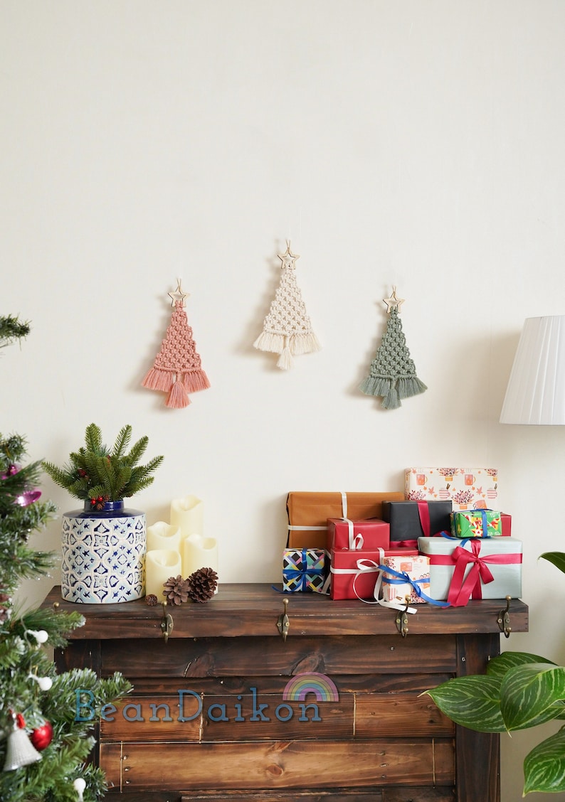 Macrame Pattern DIY Christmas Tree Easy Beginner Pattern - Etsy