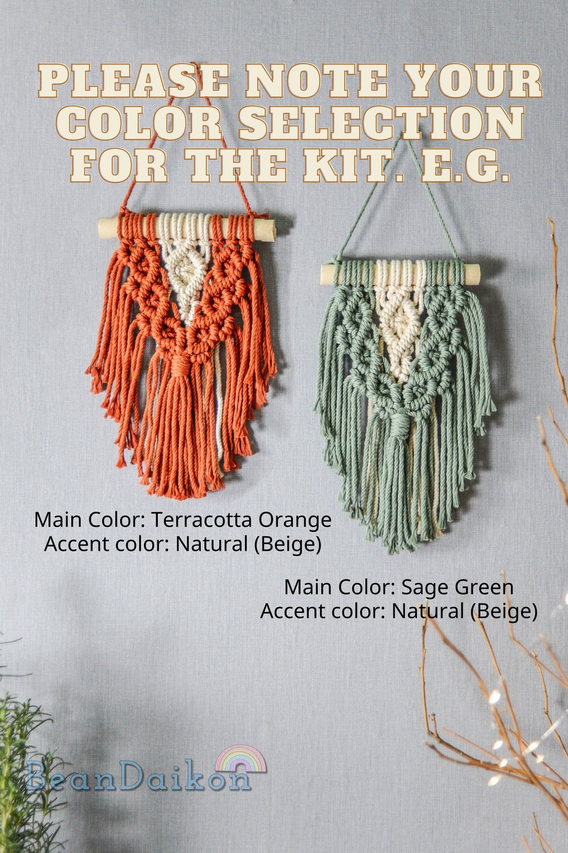 Easy Macrame Craft Kit Macrame Beginner Kit DIY Craft Kit | Etsy