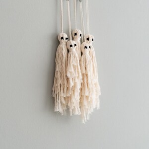 Macrame Halloween Ghost, Rope Ghost, Halloween Ghost, Ghost Decorations ...