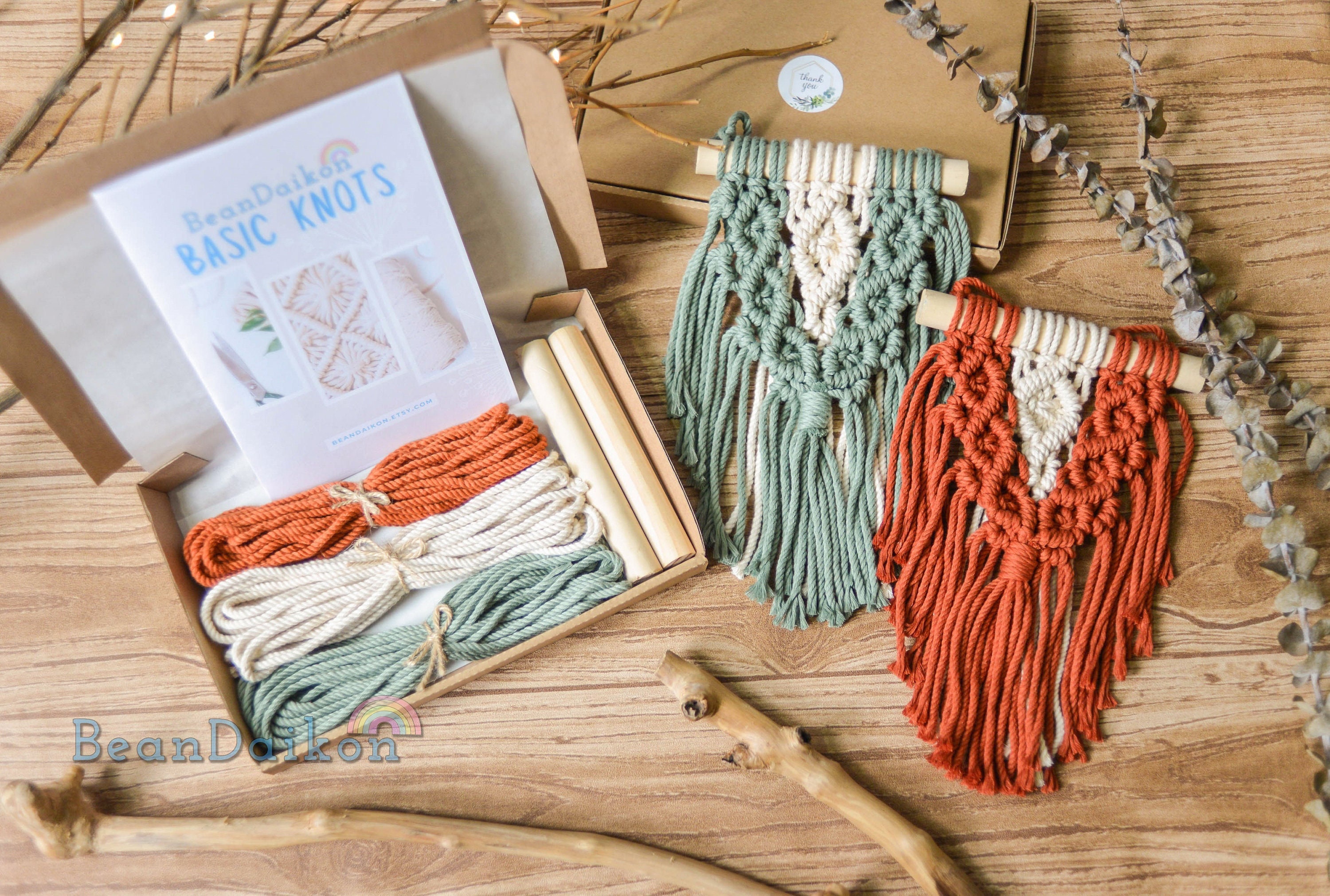 Easy Macrame Craft Kit Macrame Beginner Kit DIY Craft Kit | Etsy