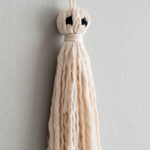 Macrame Halloween Ghost, Rope Ghost, Halloween Ghost, Ghost Decorations ...