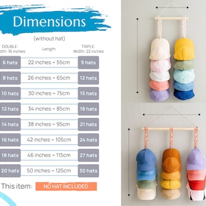 Macrame Cap Rack, Fun Home Decor, Vertical Hat Rack, Snapback Caps ...