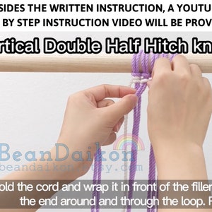 Macrame Knots Guide, Patterns Tutorials, Knot Typing Tutorial, Digital Pattern, Macrame Pdf ...