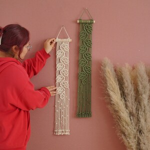 Macrame KIT, Macrame Beginner, Birthday Gift, Boho Office Decor, Make ...