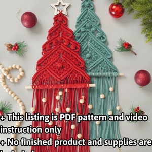 Macrame Tree Pattern, Diy Christmas Gift, Make It Yourself, Patterns and How To, Home Decoration ...
