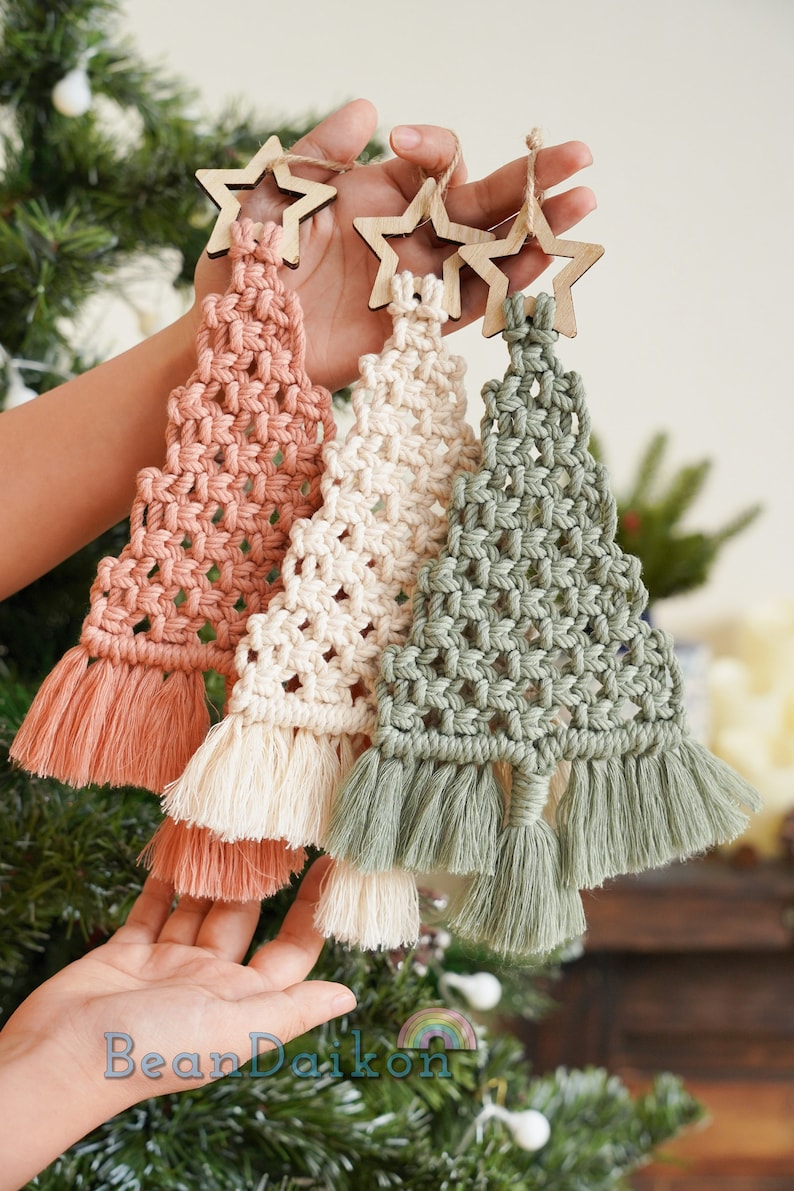 Macrame Pattern DIY Christmas Tree Easy Beginner Pattern - Etsy