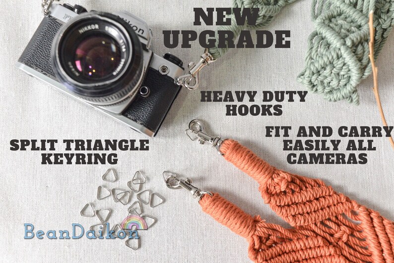 Personalized Camera Strap Macrame Bag Strap Boho Camera - Etsy