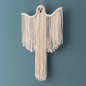 Macrame Halloween Ghost, Rope Ghost, Halloween Ghost, Ghost Decorations ...