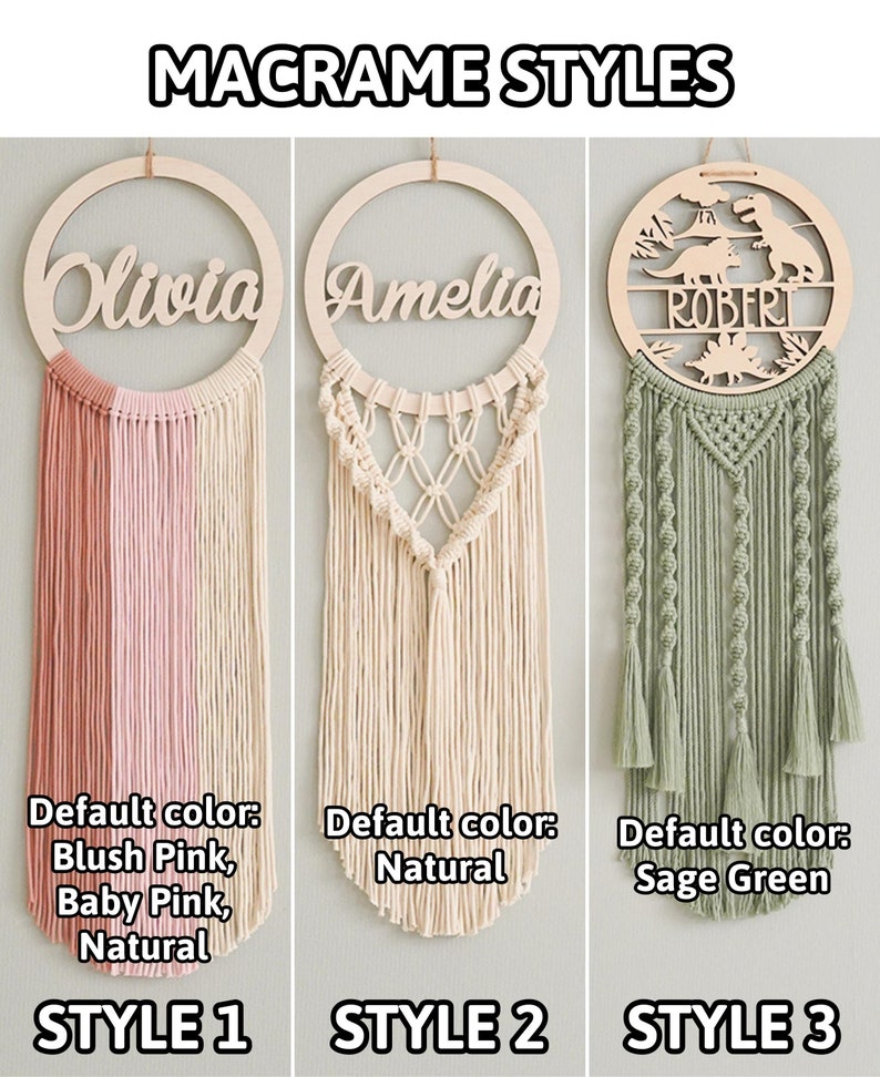 Custom Name Sign Macrame Craft Kit, DIY Craft Kit for Adults, Macrame ...