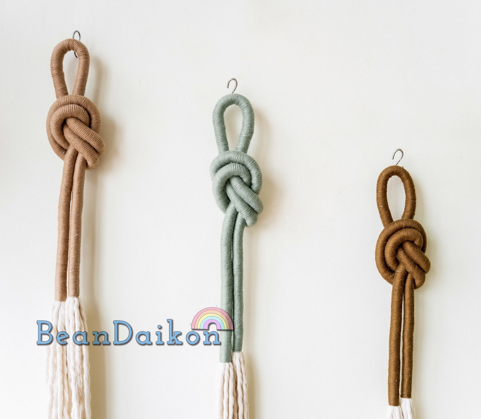 Macrame Knot Decor Rope Wall Art Decorative Knot Lake House - Etsy