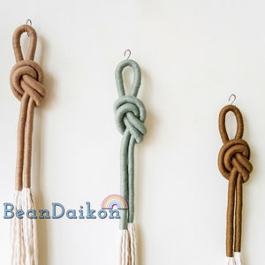 Macrame Knot Decor, Rope Wall Art, Decorative Knot, Lake House Wall Art ...