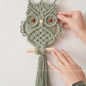 Macrame Owl Pattern, Craft Instructions, Diy Pattern, Macrame Owl, Do It Yourself, Diy Macrame ...