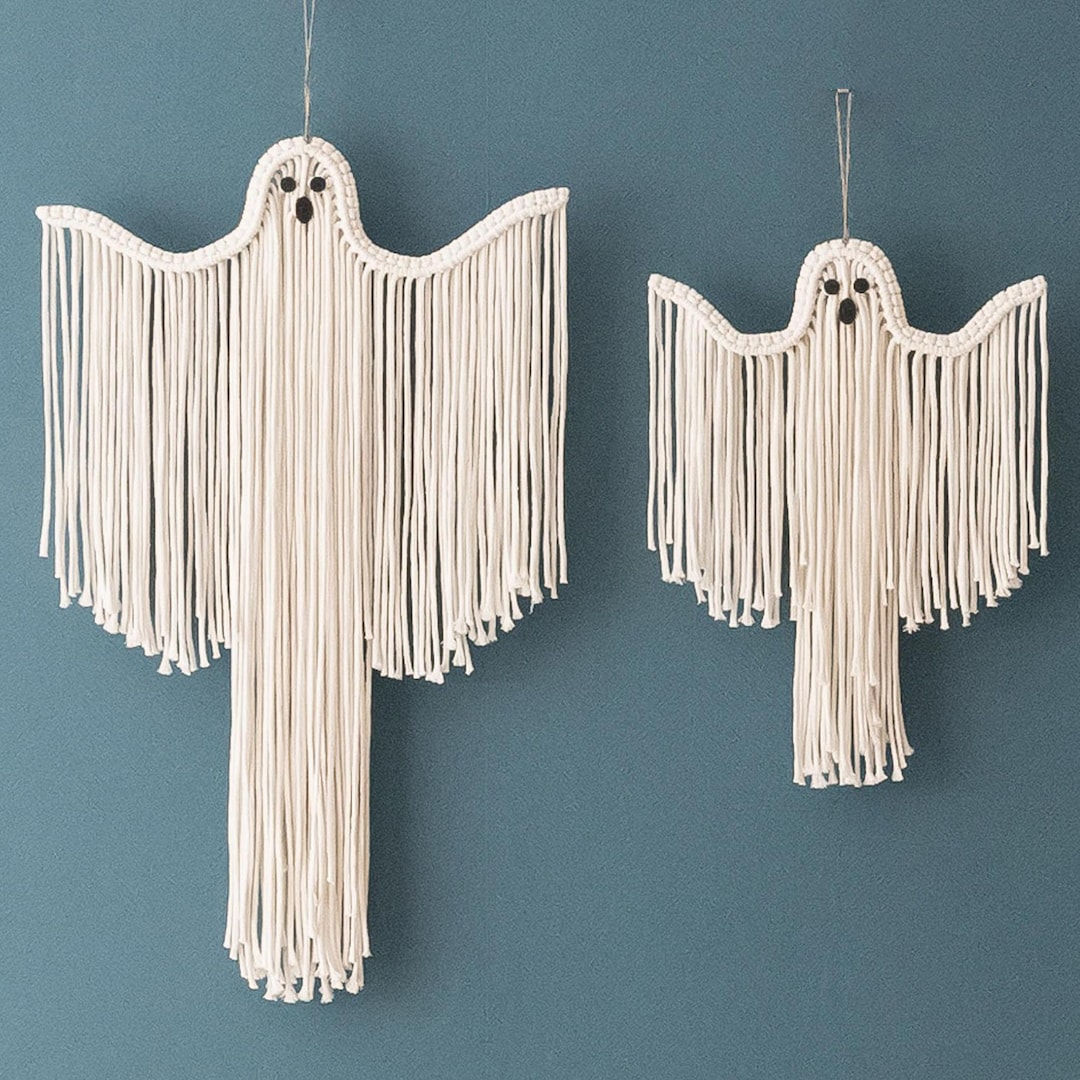 Halloween White Ghost, Ghost Decorations, Hanging Ghost, White Ghost ...
