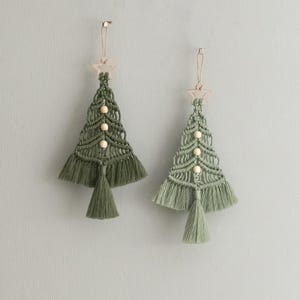 Boho Macrame Christmas Tree Wall Hanging, Macrame Christmas Tree ...