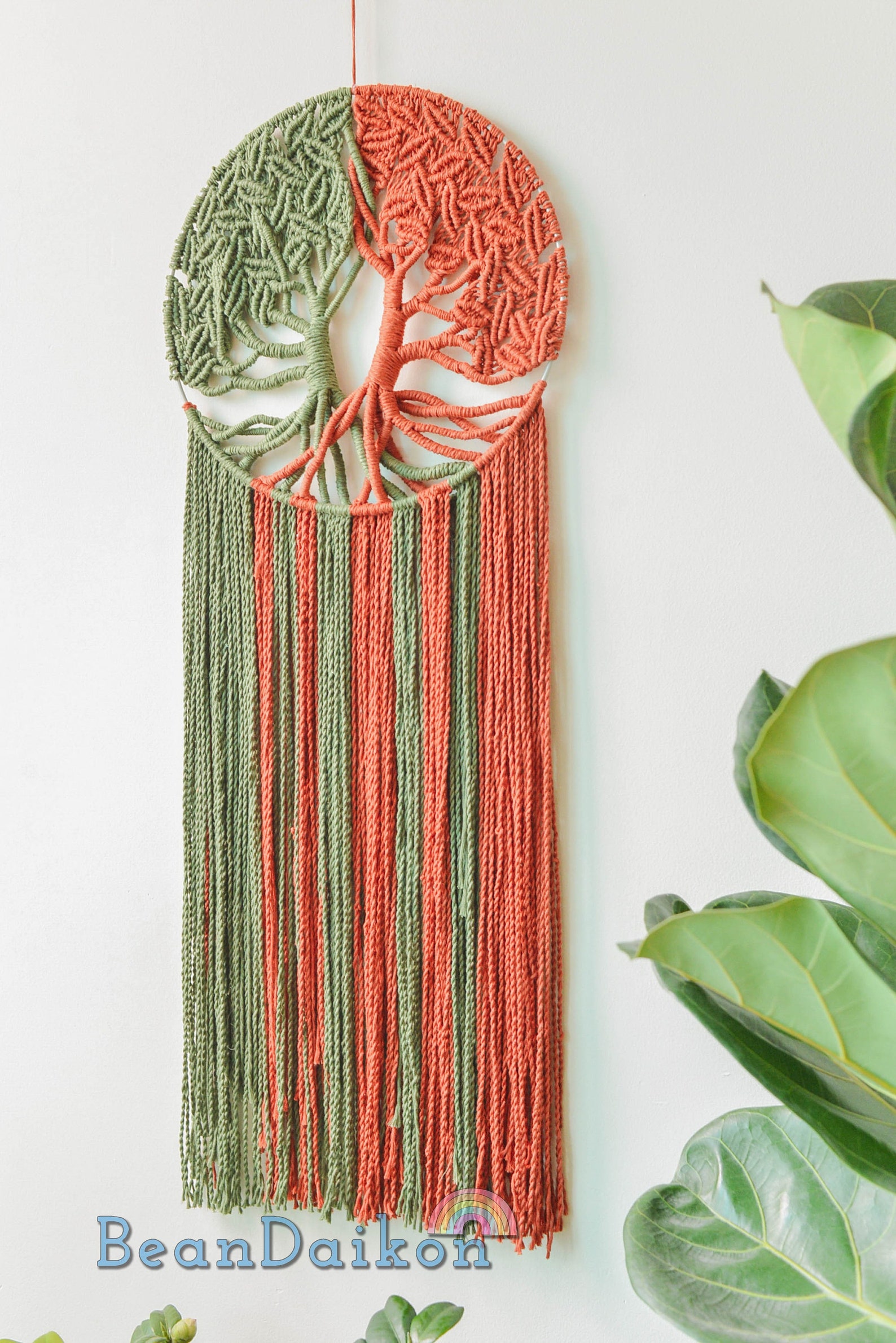 Large Tree of Life Macrame Wall Hanging Macrame Dreamcatcher - Etsy