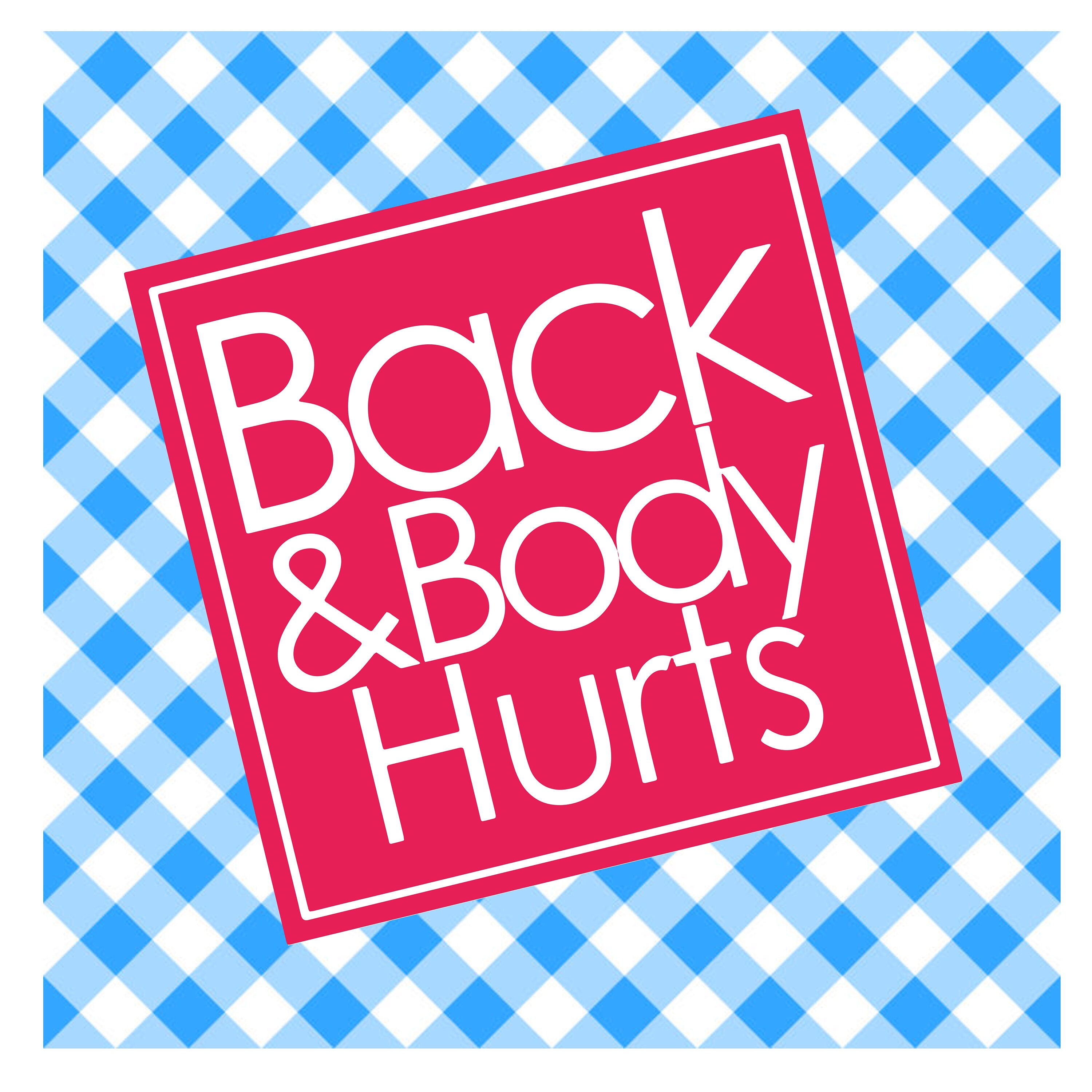 Back and Body Hurts Svg, Svg, Perfect for Any Vinyl Cutter - Etsy