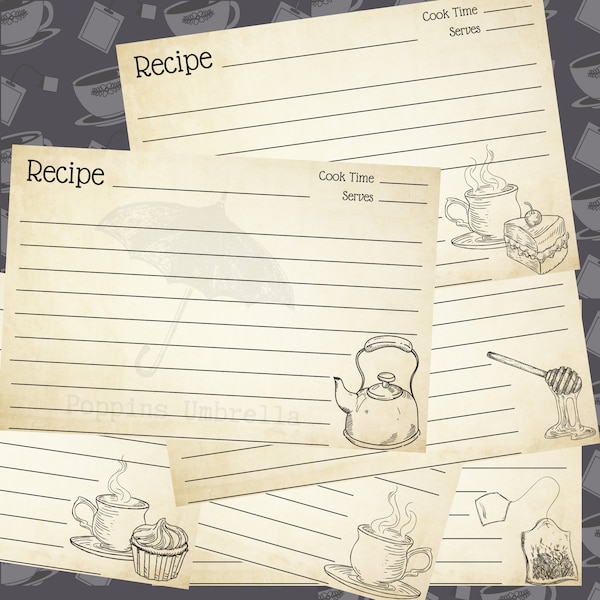 Vintage Recipe Card - Etsy