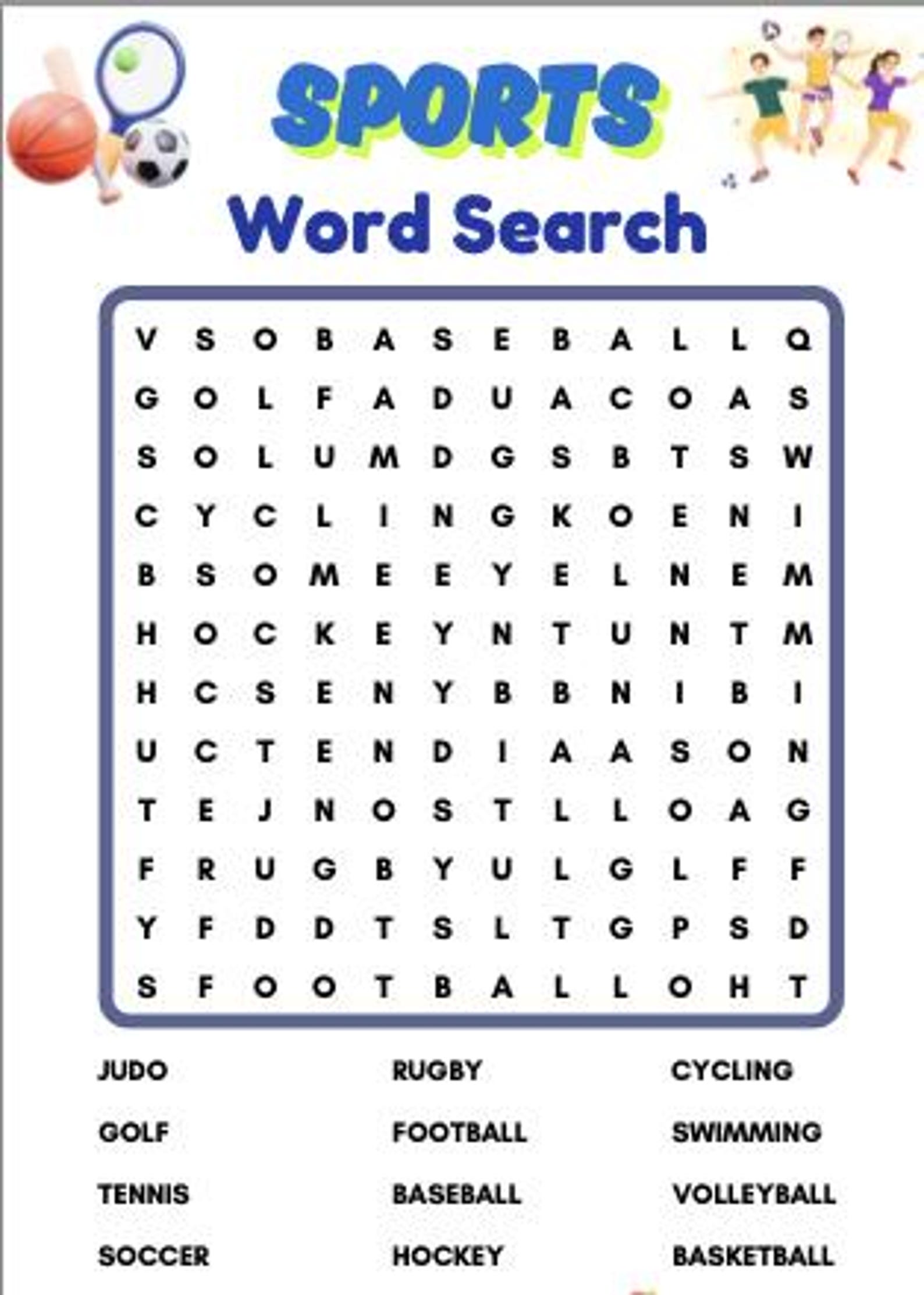 10 Educational Word Search Games for Kids | Printable Learning & Fun ...