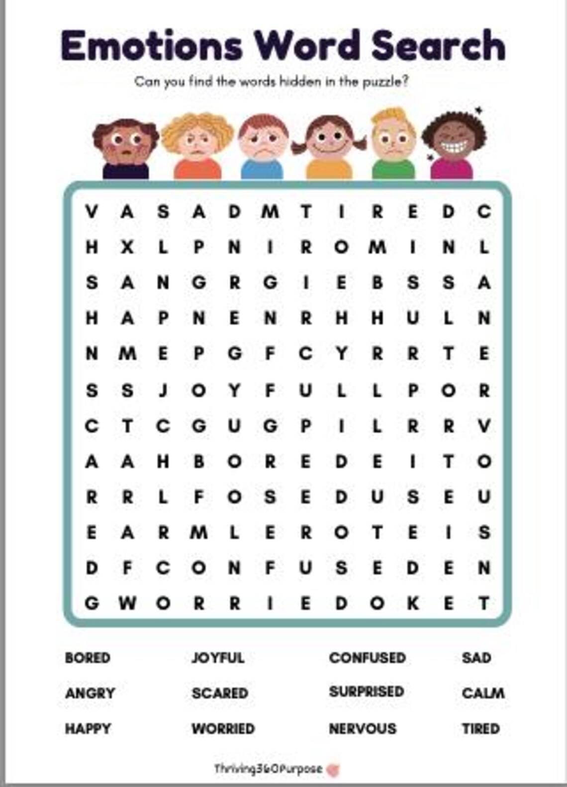 10 Educational Word Search Games for Kids | Printable Learning & Fun ...