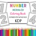 Coloring Pages Numbers Printable, Number Coloring Book - Educational ...