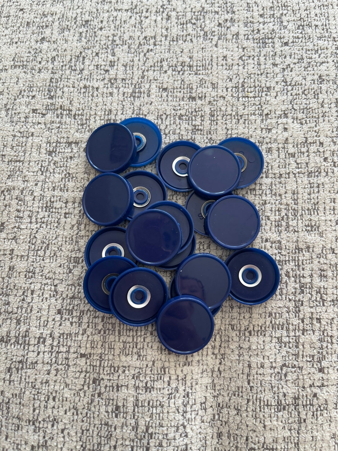 Shinny Dark Blue Medicine Vial Caps - Etsy