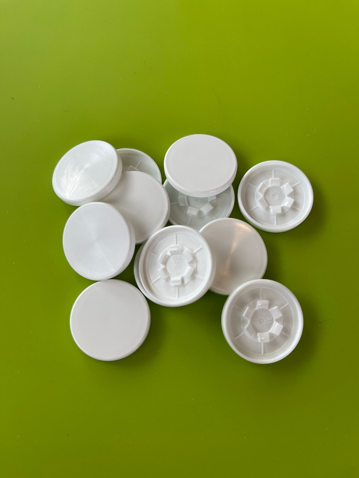 White Flat Medicine Vial Caps - Etsy