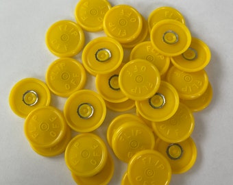 Yellow Vial Caps - Etsy