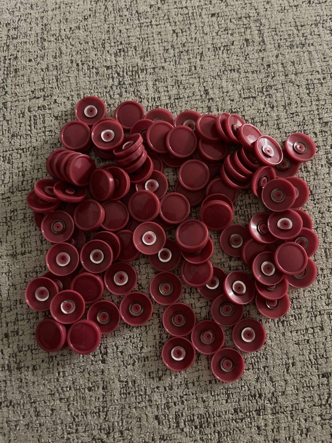 Shinny Dull Red Medicine Vial Caps - Etsy