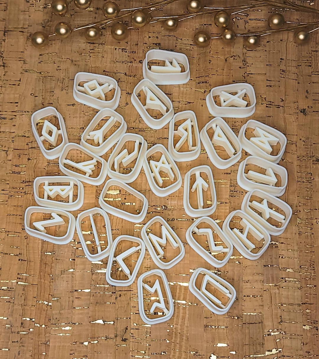 Viking Runes Polymer Cutters, Poly Clay, Nordic Runes, DIY, Full Set - Etsy