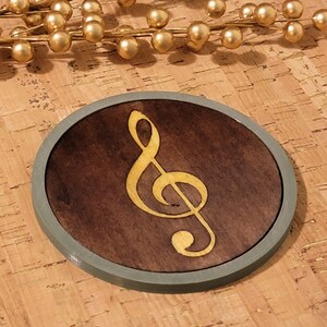 Music Notes Coaster Set, Custom Made Coasters, Unique Gift, Wooden - Etsy