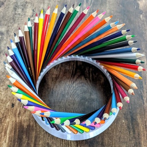 Carousel Color Pencil Holder: Unique Display, Craft Room Decor, Gift ...