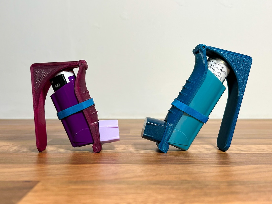 Inhaler Aid for Asthma Inhalers Perfect for Weak, Small or Arthritic ...