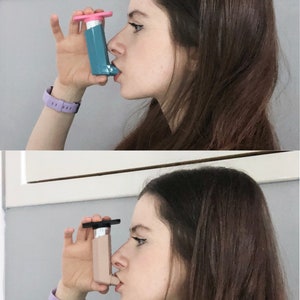 Asthma Aid Inhaler Topper Multiple Colours Keyring Option - Etsy