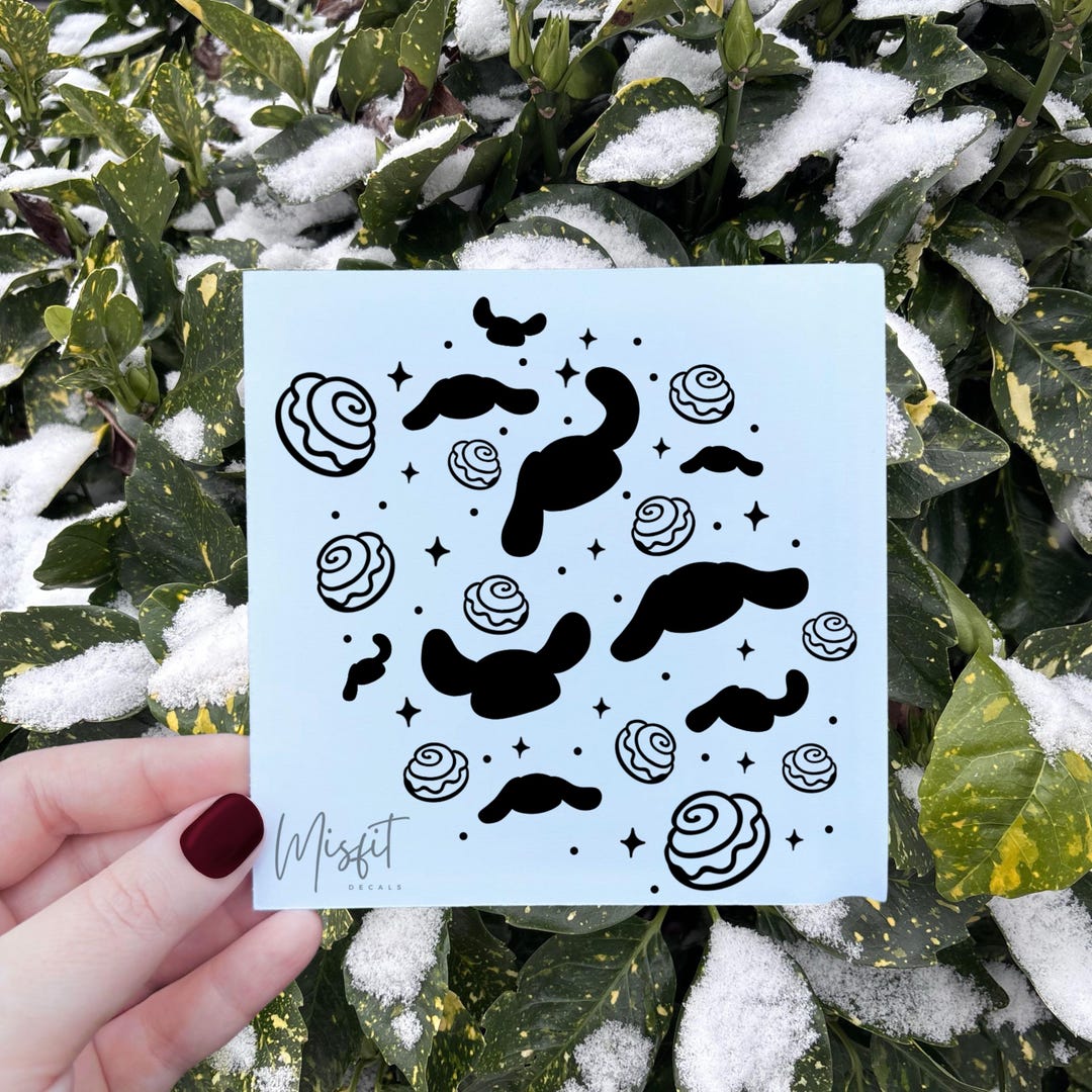 Kawaii Cinnamon Roll Dog Sticker Cinna Dog Vinyl Decal Cute Car Decal ...