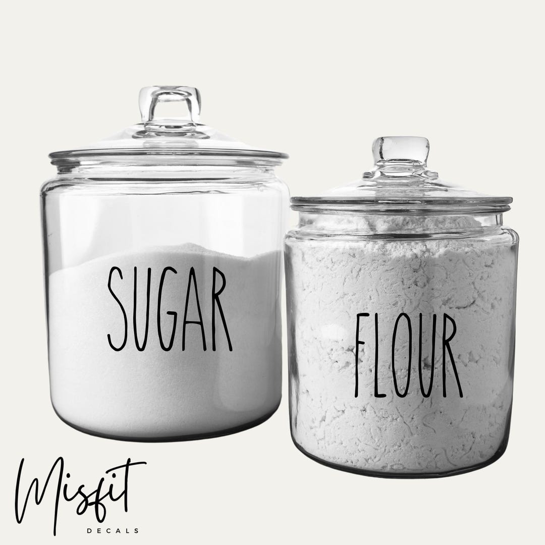 Custom Kitchen Labels Personalized Pantry Labels Farmhouse Custom ...