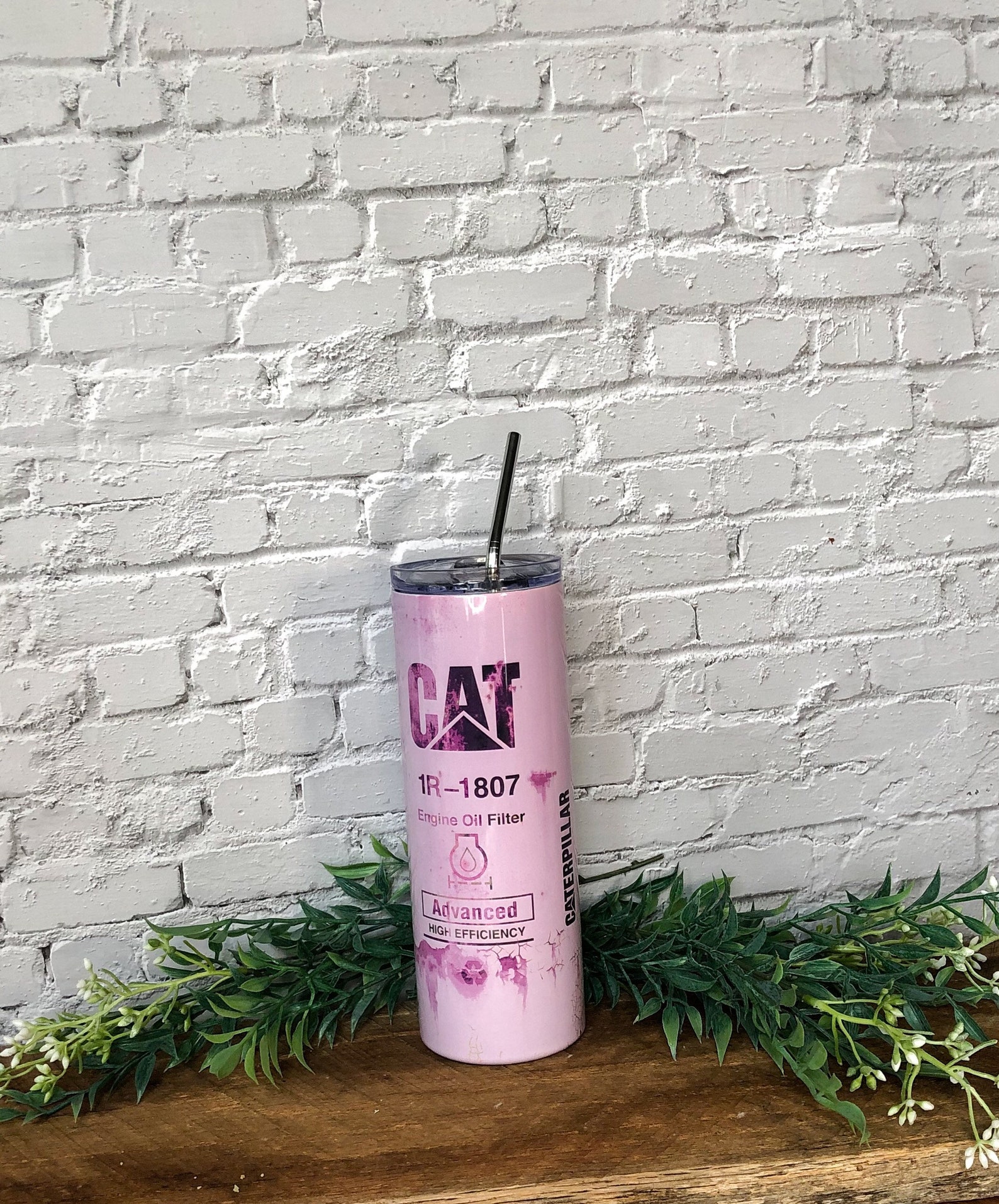 Caterpillar Tumbler Rusty Oil Filter 20 Oz. Tumbler CAT Cup - Etsy