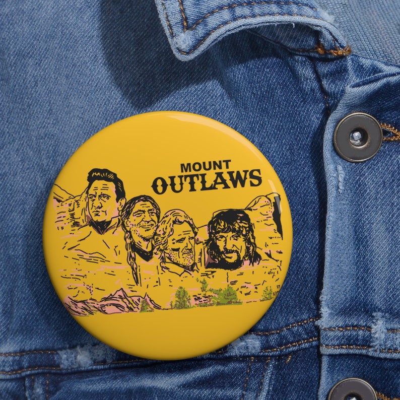 Mount Outlaws Button - the Highwaymen Pin (2 Sizes) - Etsy