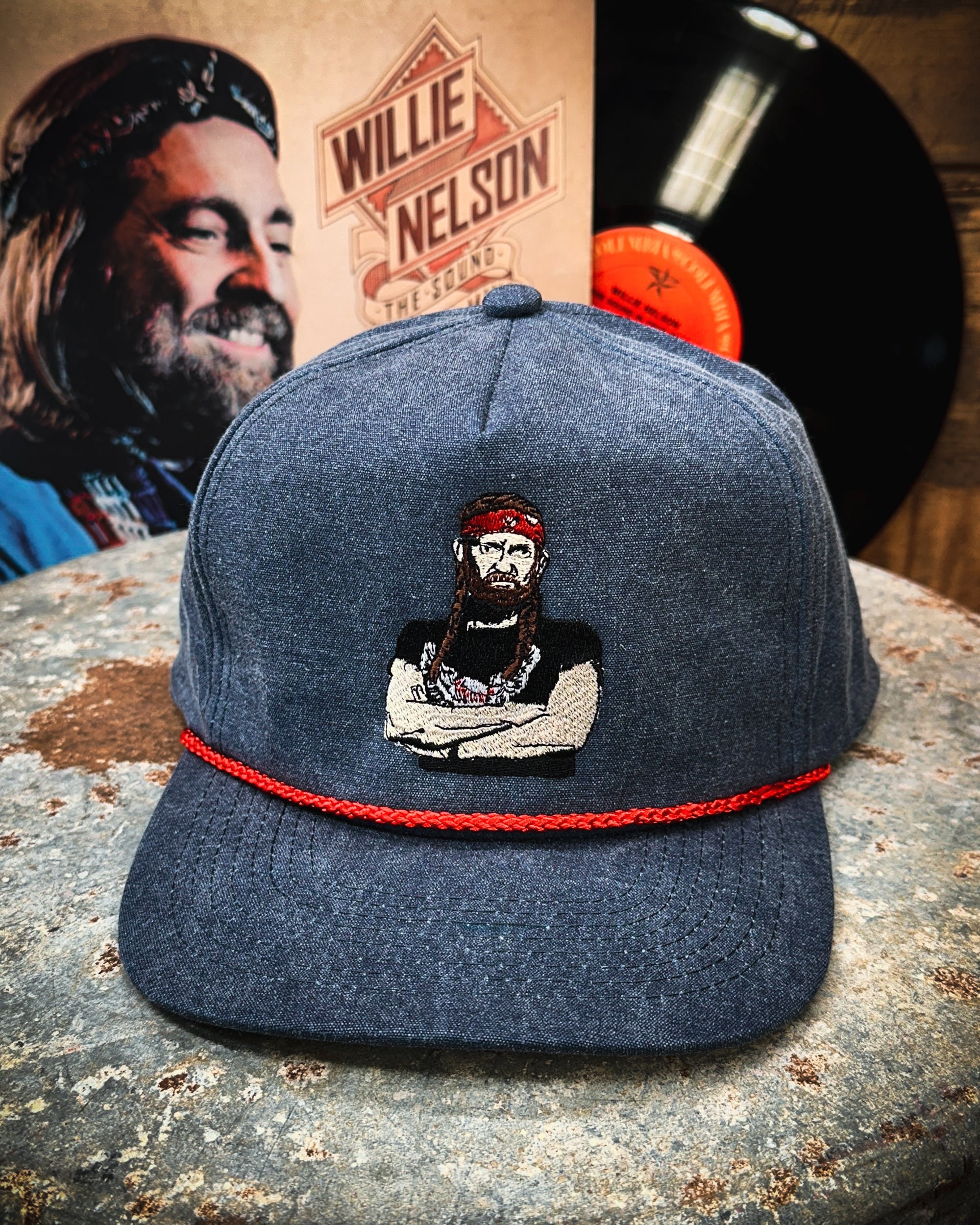 Embroidered Willie Nelson Rope Hat - Etsy