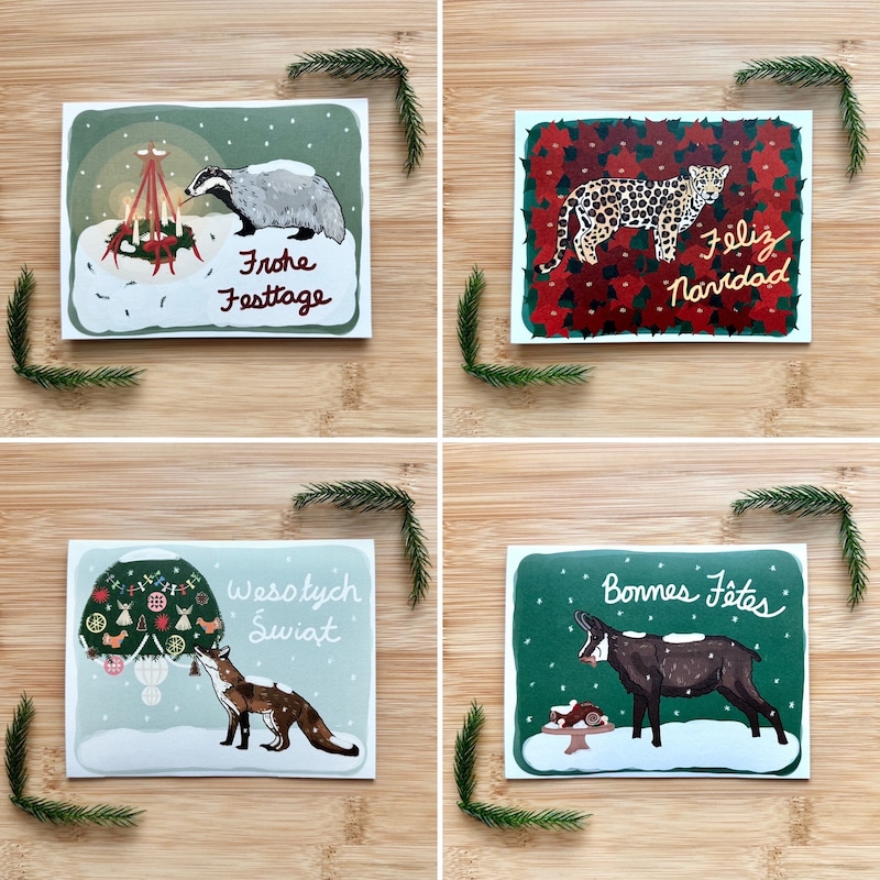 Pink Multipack Cards - Etsy