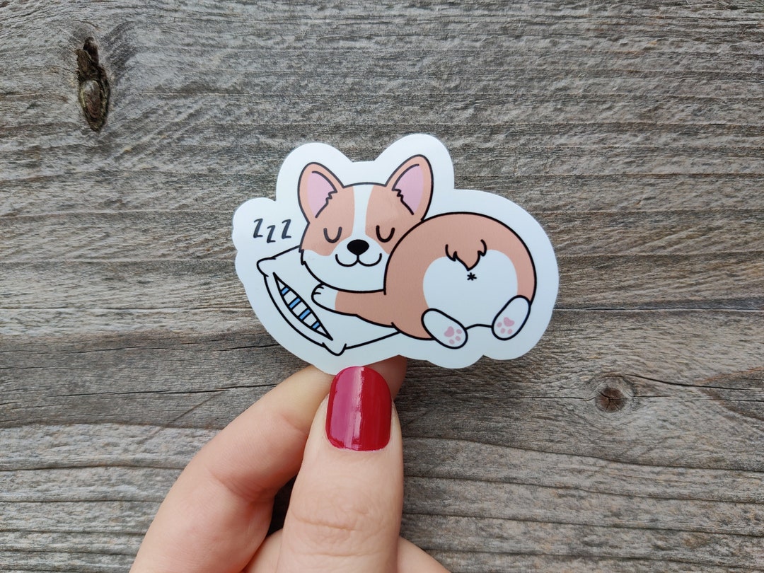 Corgi Sticker Premium Vinyl Sticker Planner Sticker Laptop - Etsy