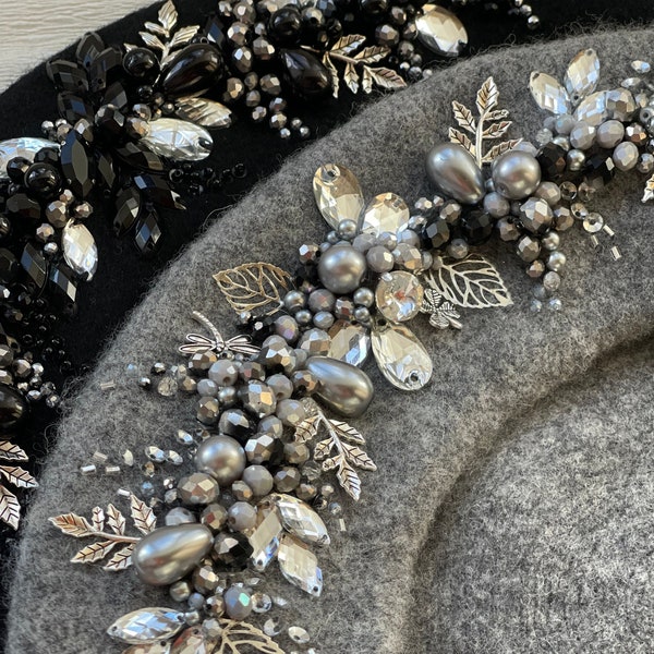 Embellished Beret - Etsy