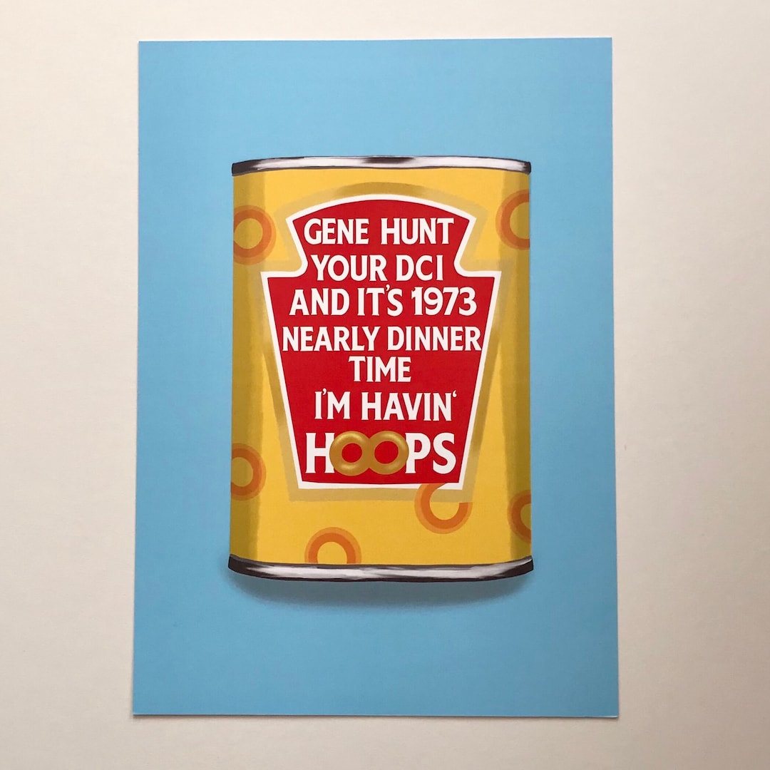 A4 / A5 Life on Mars TV Show Inspired Print | Gene Hunt | Life on Mars ...