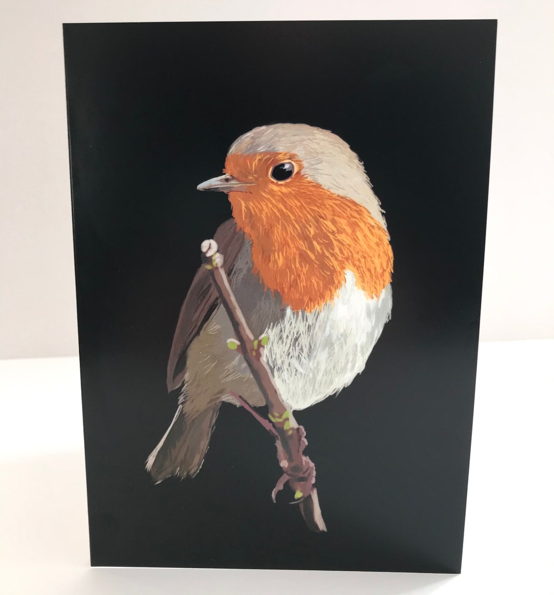 Robin Card Blank card Animal Card Bird Made in the UK - Etsy.de
