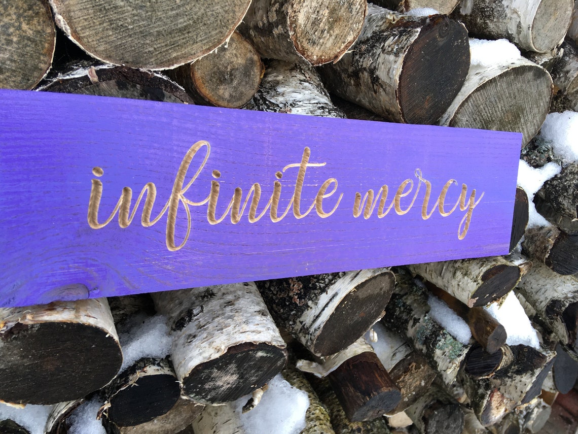 Infinite Mercy Sign. Christian Sign. Bedroom Sign. Kitchen - Etsy UK