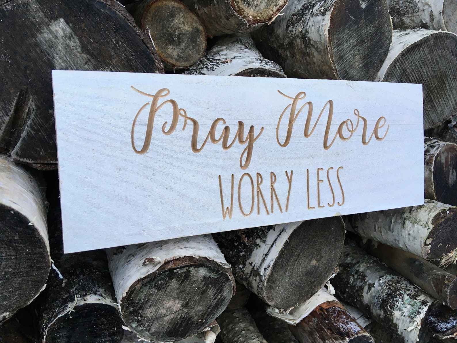 Pray More. Christian Sign. Inspirational Sign - Etsy