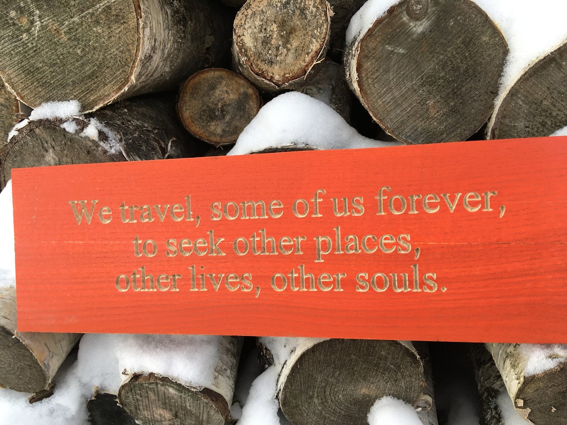 Travel Sign. Travel Quotes. Backpacking Sign. Inspirational - Etsy