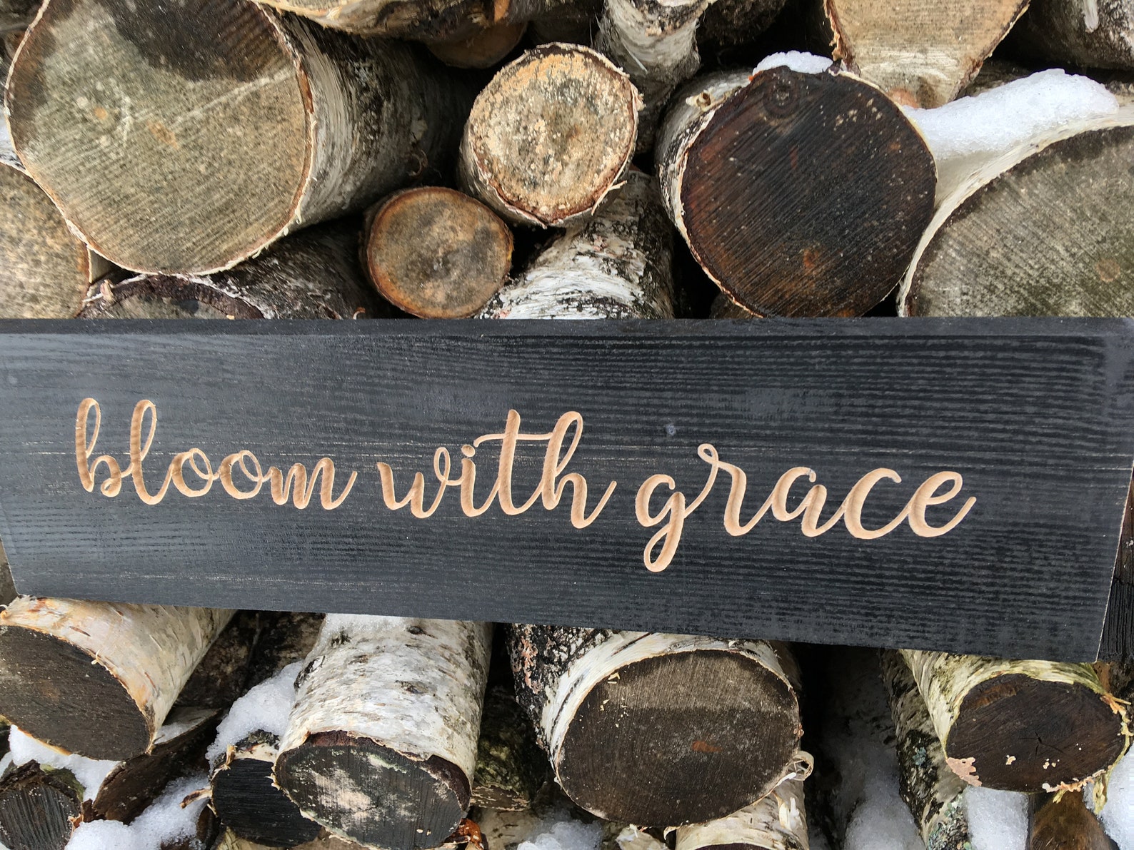 Bloom With Grace Sign - Etsy